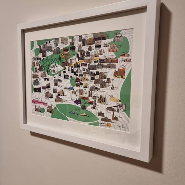 Edinburgh Festival Fringe Map - Etsy