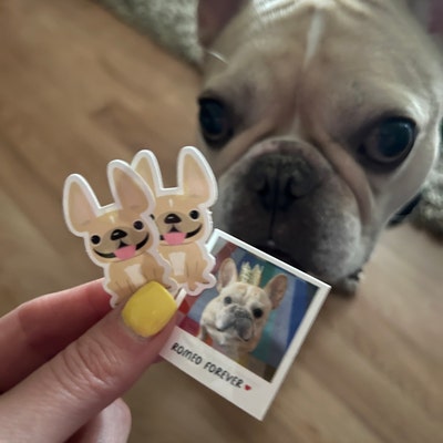 Mini Pug Sticker Pug Sticker Pug Decal Waterproof Vinyl - Etsy