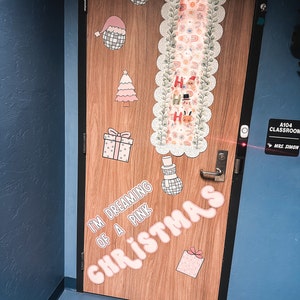 Christmas Bulletin Board Kit Classroom Decor Retro - Etsy