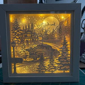 6 Printable LED Shadow Painting Template: Create Your Own Light Art - Etsy