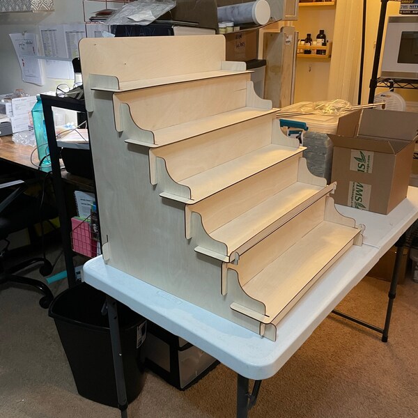 Table Top 20" 5 Tier Craft Show Display Riser Stand, Store Display ...