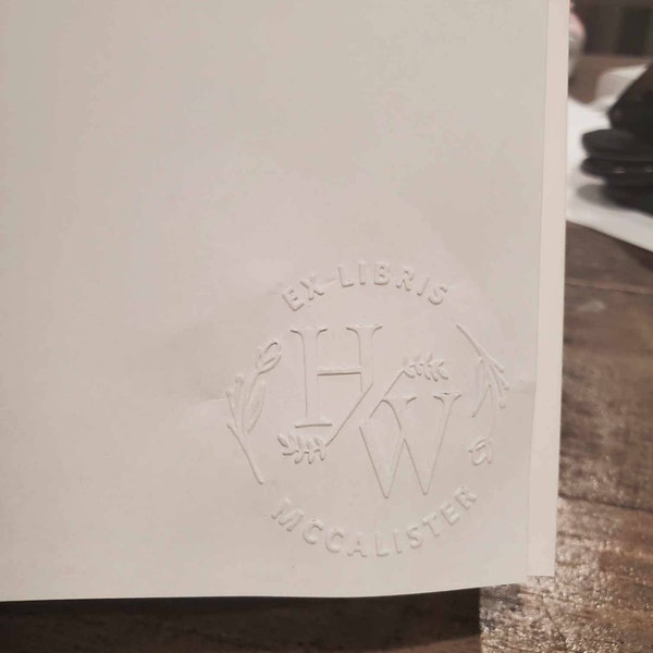 Book Embosser Custom Made for You to Personalize Library Books! Choose ...