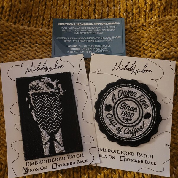 Even in the Dark Embroidered Patch or Sticker Patch - Embroidery ...