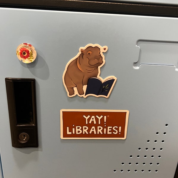 Reading Elephant Sticker / Cute Laptop Sticker / Waterproof Water ...