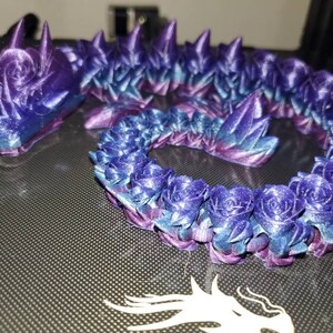 Rose Dragon, Cinderwing3d, STL File for 3D Printing, STL Print Files ...