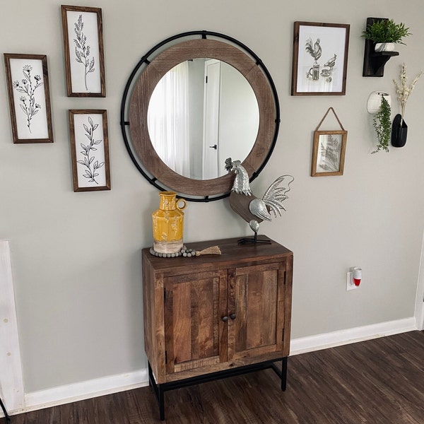 Ainsley Pattern Wood Sign Tile Pattern Sign Moroccan Wall Decor Tile ...