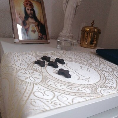 Altar Cloth Catholic Christian Home Prayer Table Runner Blue - Etsy