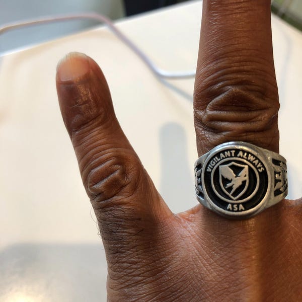 16TH Military Police Brigade Insignia Ring MP Service Ring Military ...