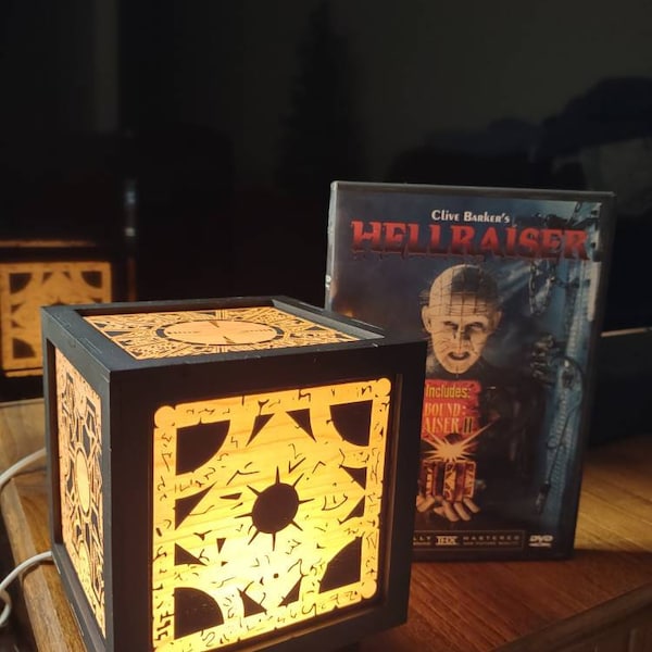 Puzzle Box Lamp - Etsy