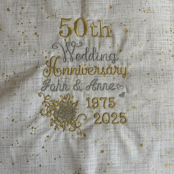 50th Wedding Anniversary , Template Design, Golden Wedding, Hearts ...