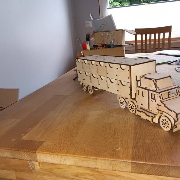 Coded Wooden Box DXF Files for Laser Cut, Box Cut File, CDR Files for ...