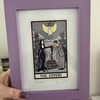 The Lovers VI - Tarot Card Art - Hand-cut Art Card Mounted on 5x7 ...
