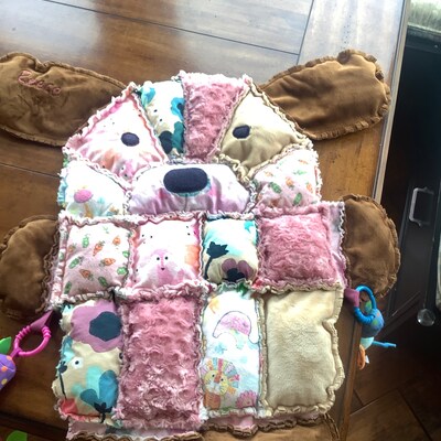 PDF Pattern for Puppy Shaped Rag Quilt-baby Quilt. - Etsy