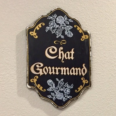 PATISSERIE FRENCH WOOD Kitchen Sign Confiseries Pastry Sign Chefs Sign ...