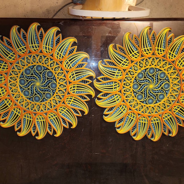 Laser Cut Template - the Sun - Multilayer DXF File, SVG File, Lasercut ...