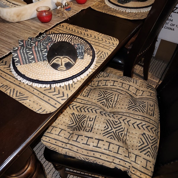 126 Authentic African Bògòlanfini Mudcloth Tablerunner or Throw 70" X ...