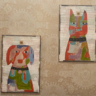 Ms. Velma Original Folk Art Wall Hanging - Etsy