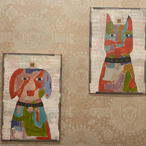 Mr. Bojangles - Original Folk Art Wall Hanging - Etsy