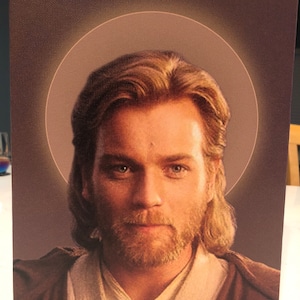 Obi-wan Jesus Kiss-cut Stickers, Star Wars Stickers, Obi Wan Kenobi ...