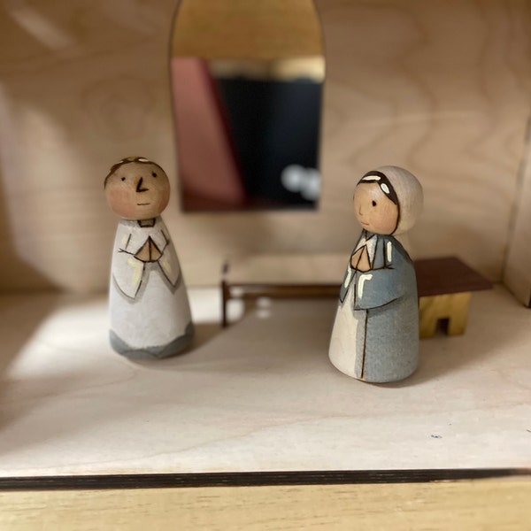 CGS Cenacle / Last Supper Figures Jesus and 12 Disciples FINISHED/WHITE ...