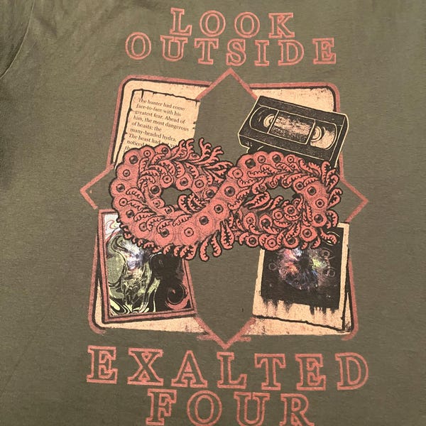 Look Outside Exalted Four T-shirt | Look Outside Game | Exalted Four ...