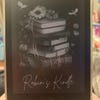 Custom Kindle Lock Screen, Book Stack Romantasy Kindle Screen Saver ...
