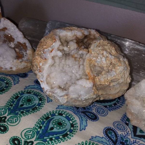 Geode Ornament - Kentucky Geode Ornament- Quartz Crystal Ornament ...