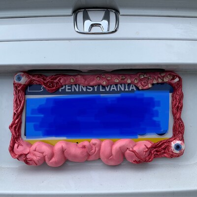 Guts License Plate Frame Anime Horror - Etsy