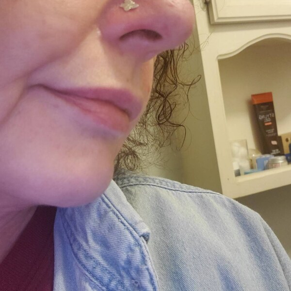 24g 22g 20g 18g 16g Silver Tiny Nose Stud- Minimalist Nose Stud ...