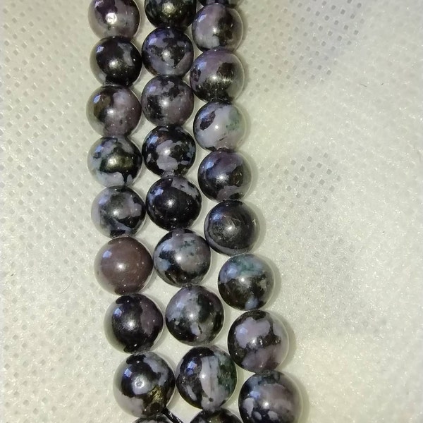 AAA Indigo Gabbro 4mm 6mm 8mm 10mm Round Beads Aka Mystic Merlinite 15. ...