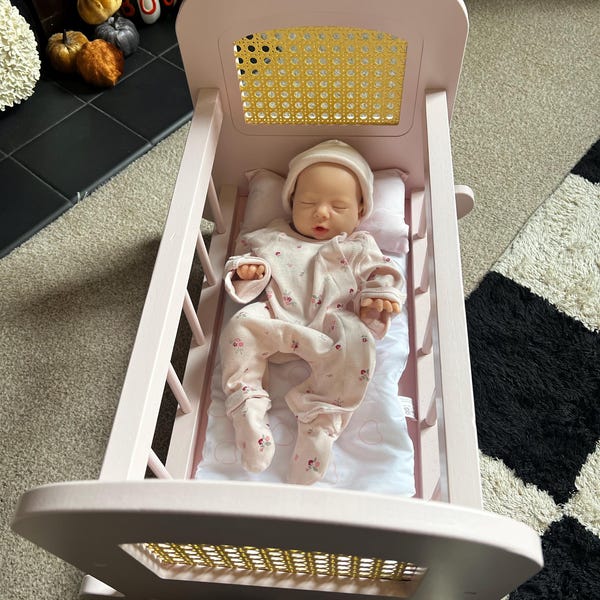 Reborn Baby Girl Doll Ashanti Full Body Solid Silicone, 34cm Mini ...