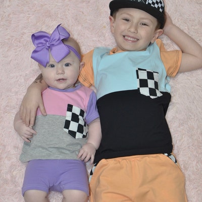 Monochrome Snap Front Baby Romper - Etsy