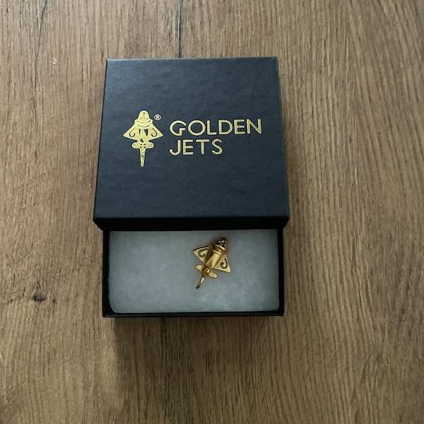Quimbaya Flyer Ancient Aircraft Pin 24k Gold Plated Golden Jet-8 ...