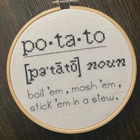 Potato Samwise Quote, Cross Stitch PATTERN Instant Download Samwise ...