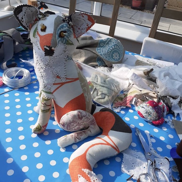 Digby Scrappy Dog PDF Pattern and Instructions With Youtube Video - Etsy