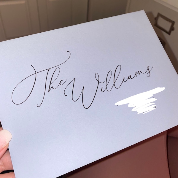 Minimal Elegant Envelope Address Template,address Label,printable ...