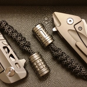 Titanium EDC Bead for / With Lanyard | Etsy