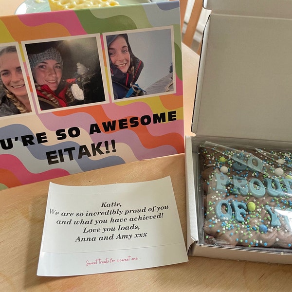 Proud of You Gifts, Well Done Gifts, You Did It, Proud of You Brownie ...