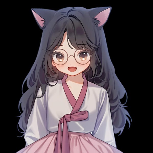 Animated Twitch Emote, Gothic Maid Emote, Cute Anime Girl Emote, Funny ...