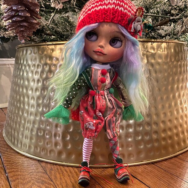 Dress Alice for Blythe Doll, Outfit Alice for Blythe, Clown Outfit for ...
