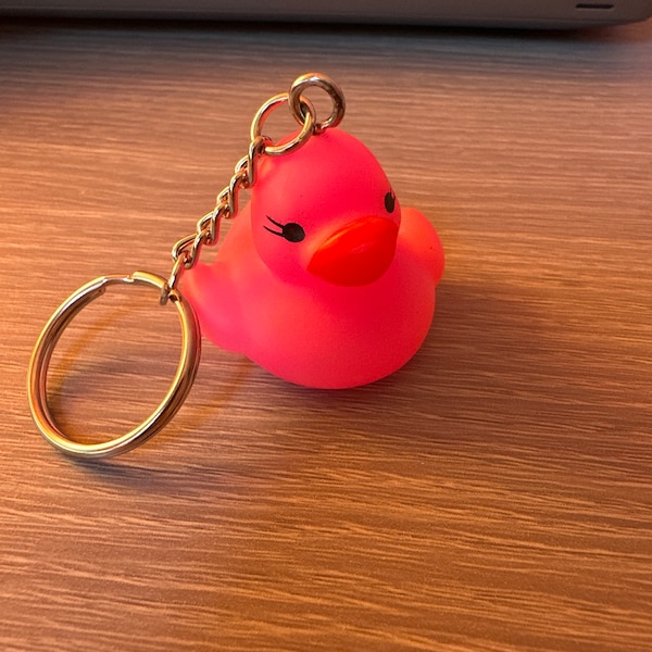Rubber Duck Key Chains - Cute Rubber Ducky - Jeep Ducking Party Favors ...