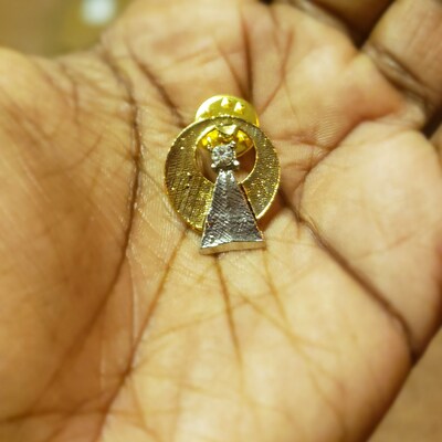 Star Trek Vulcan IDIC Symbol Half Size Pin Costume Uniform Original ...