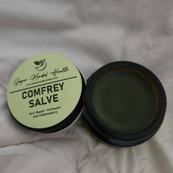 Comfrey Salve | Miracle Green | High Potency | All Natural Herbal Salve ...