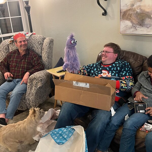 Little Beastie Hand Puppet (PLUM) - Etsy