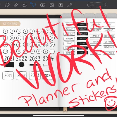 Metallic Realistic Digital Planner Coils Gold, Silver, Rose Gold ...