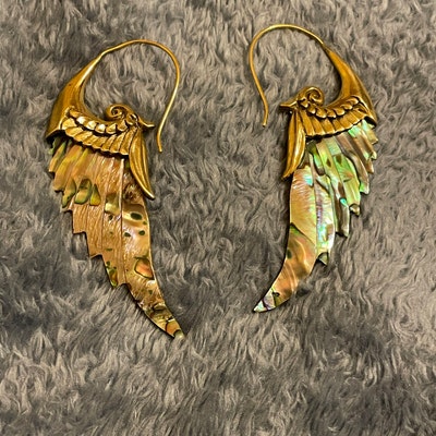 Moon Drop Crescent Wire Wrap Amulets Copper, Rainbow Rose Quartz, Grey ...