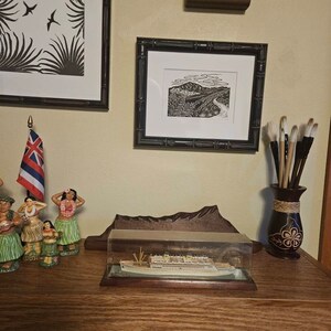 Hau Flower, 5x7 Prints Native Flower, Hibiscus, Original Hand Carved ...