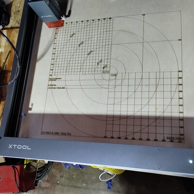 Xtool D1 Pro Grid/feet/lightburn/xtool Creative Space Files digital ...