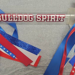 Custom Glitter/confetti-filled Spirit Stick Football Games - Etsy