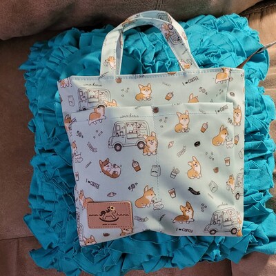 Corgi Puppy Large Backpack Waterproof Zipper Dog Corgi - Etsy